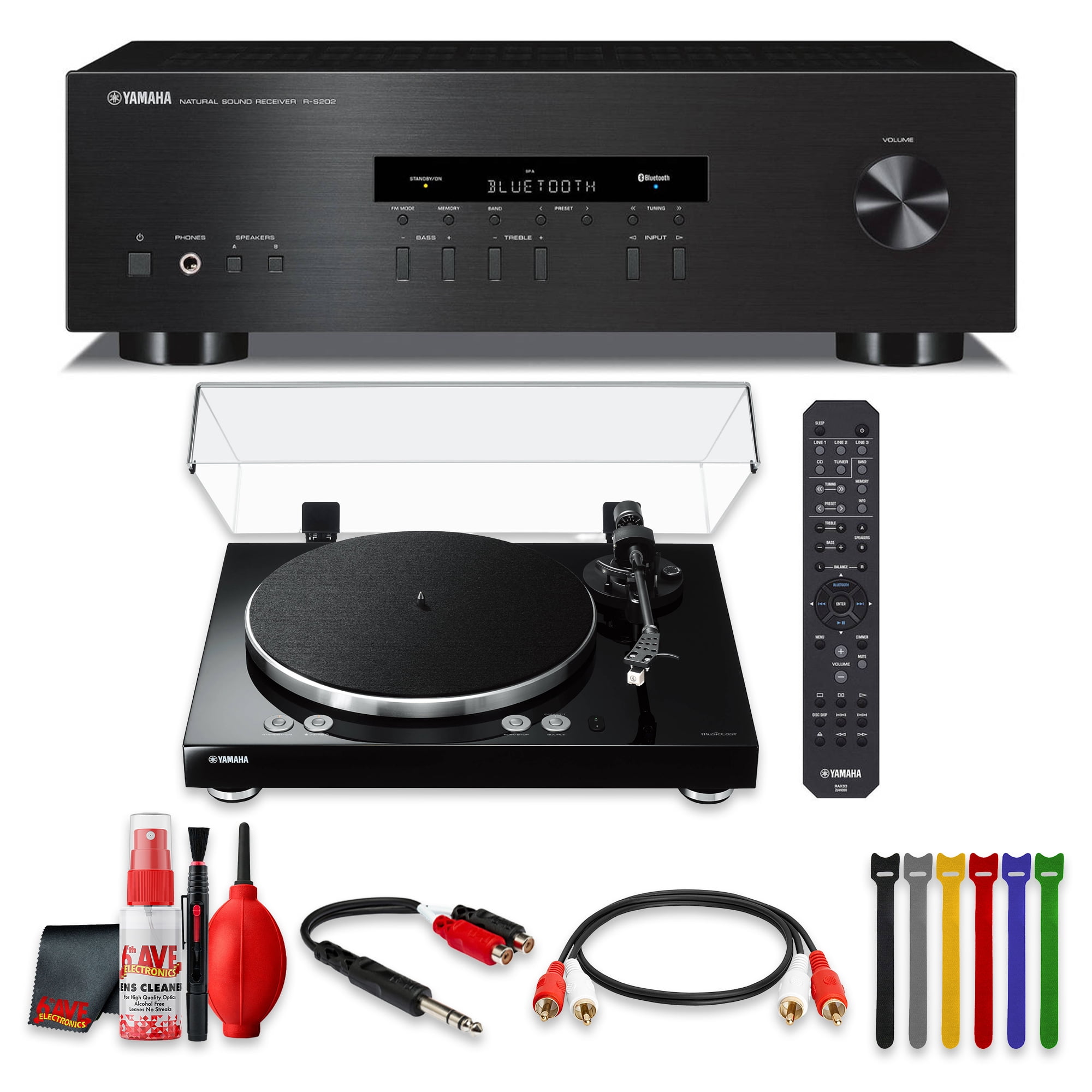 Yamaha MusicCast VINYL 500 Wireless Stereo Turntable, Two-Speed Vinyl ...