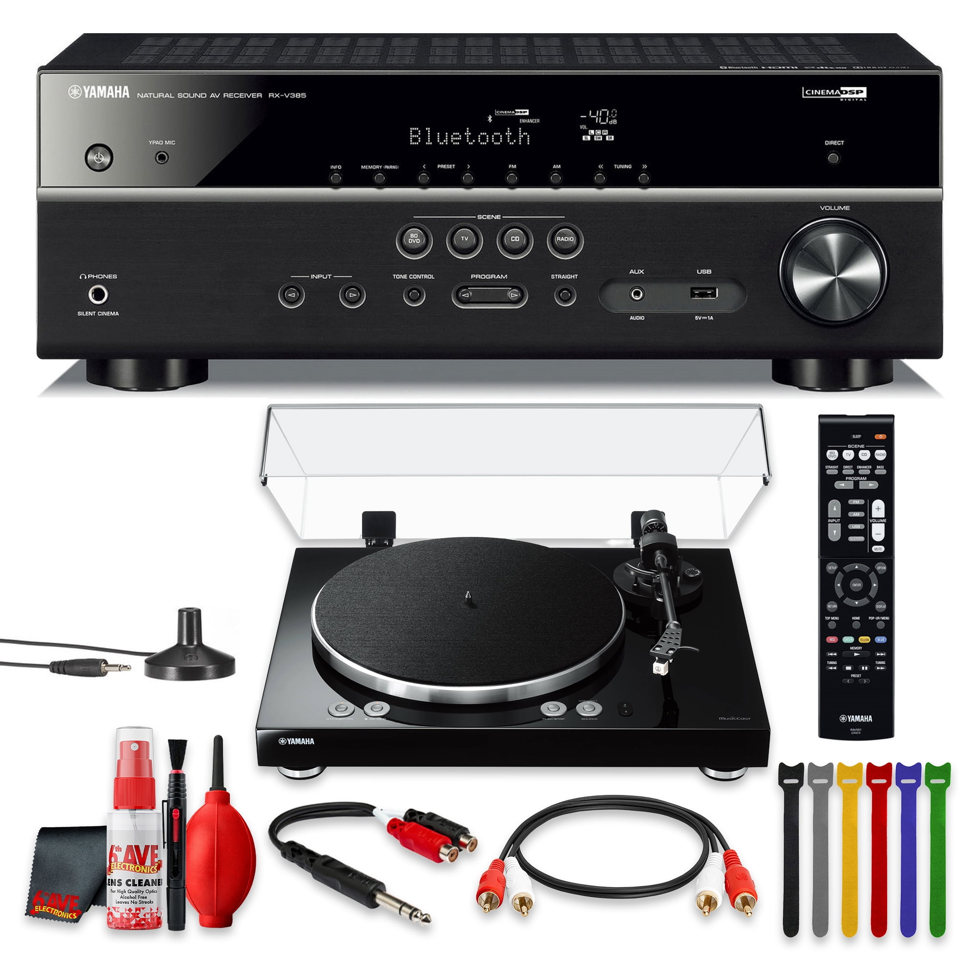 Yamaha MusicCast VINYL 500 Wireless Stereo Turntable, Two-Speed Vinyl ...