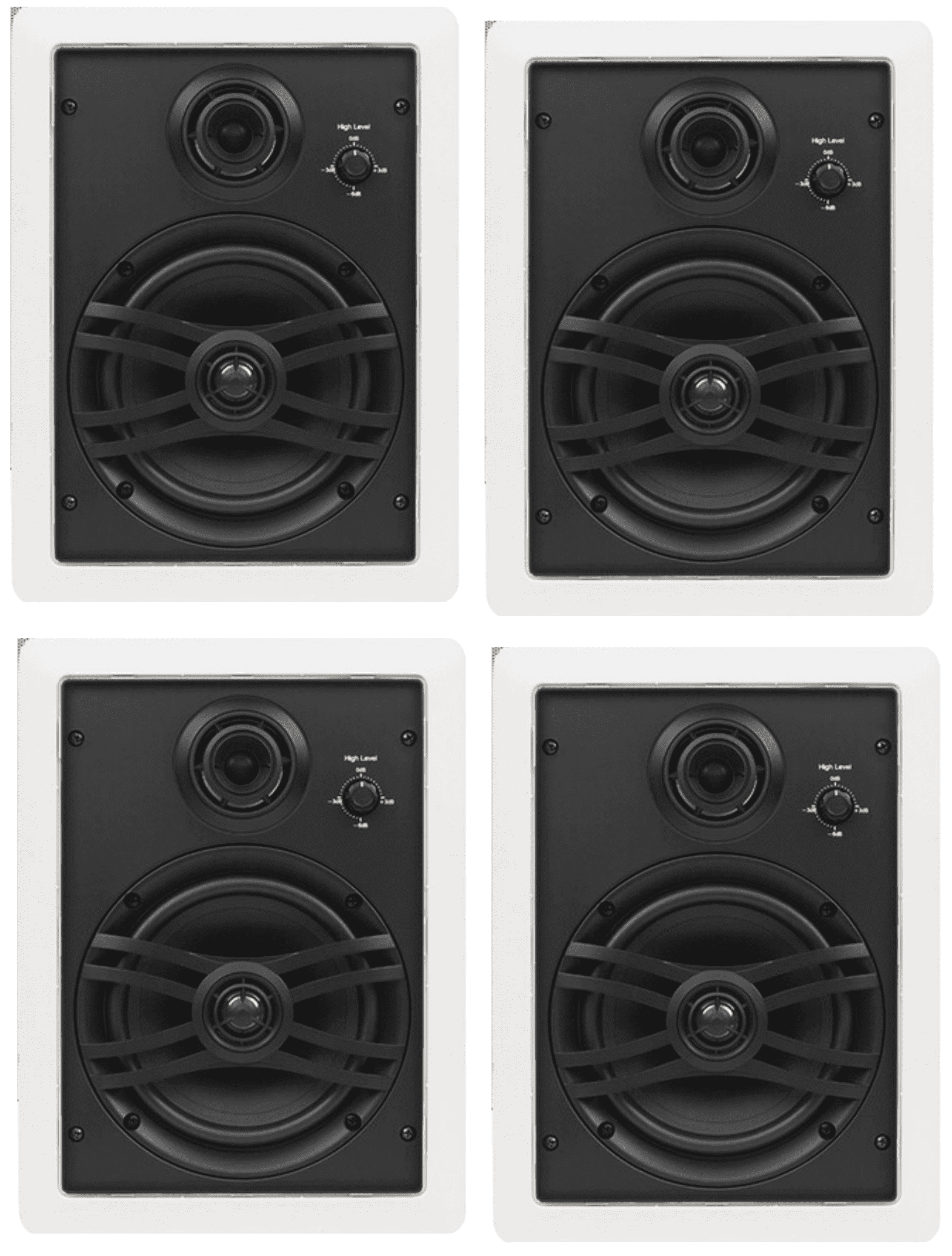 Yamaha Natural Sound 3-way 120 Watt Easy-to-Install In-wall Speaker ...