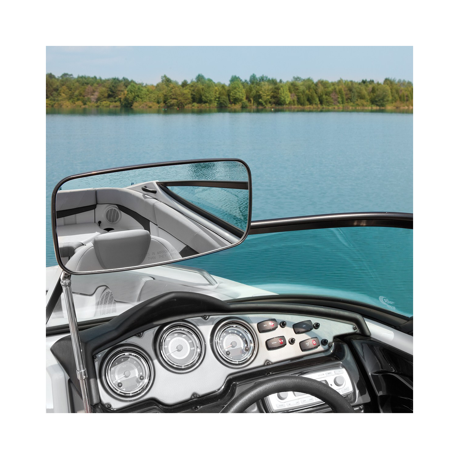 Cipa Mirrors 02000 Convex Comp Universal Boat Mirror - Walmart.com