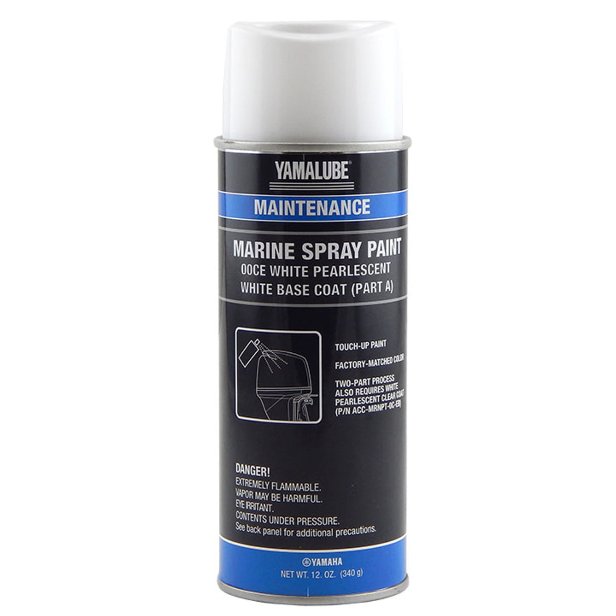 Yamaha New OEM Marine Spray Paint White Pearlescent Base Coat, ACC ...