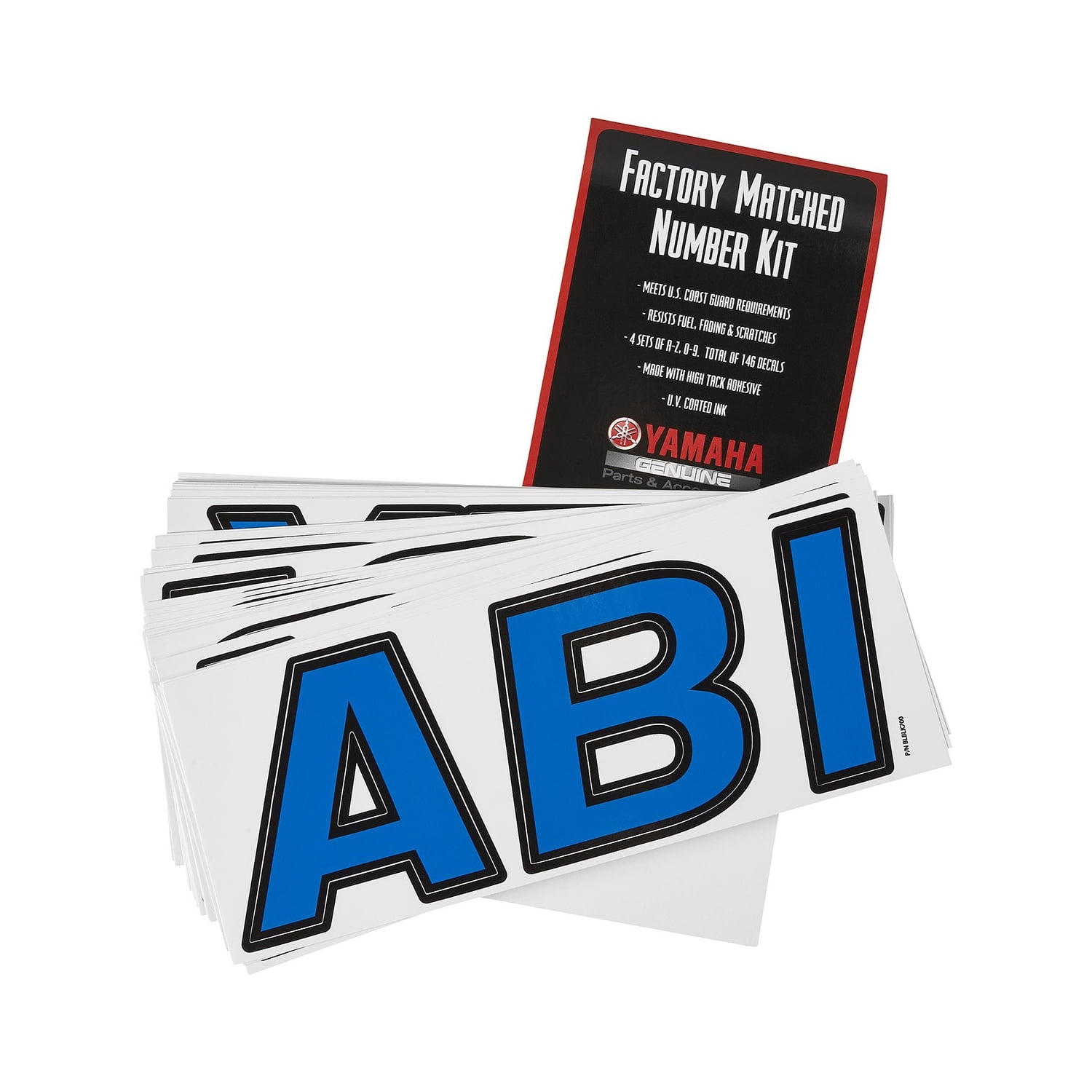 Yamaha New OEM, Premium Registration Kits, SBT-BLBLK-70-11 - Walmart.com