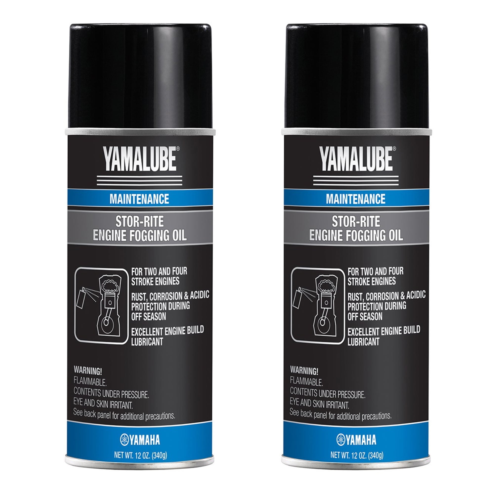 Yamaha New OEM Yamalube Stor-Rite Engine Fogging Oil, Qty 2, ACC-STORE ...