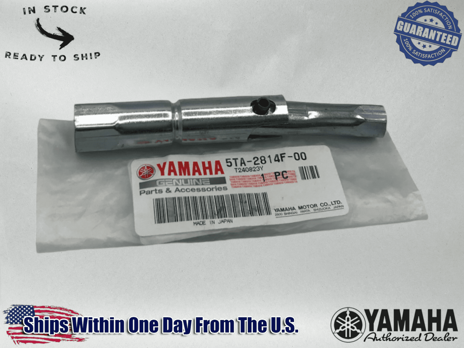Yamaha OEM 2003-13 SPARK PLUG WRENCH SOCKET BOX 5TA-2814F-00-00 1 ...