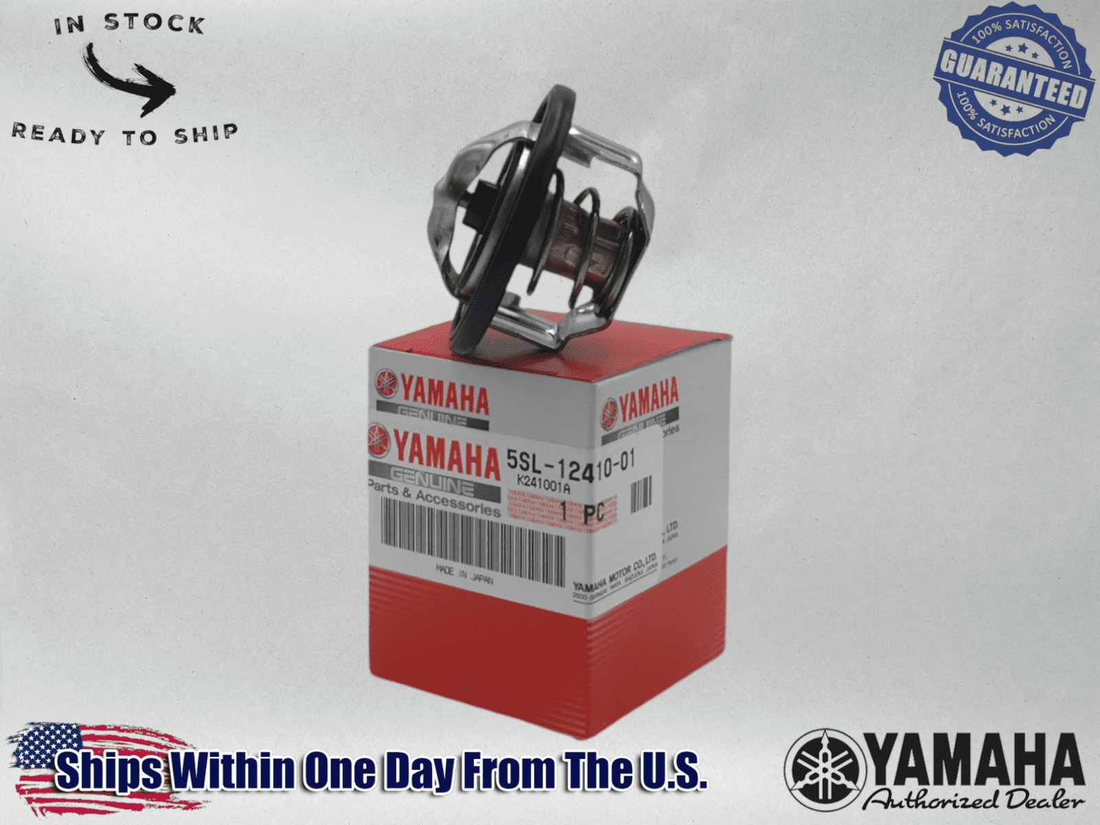 Yamaha OEM 2003-2020 RADIATOR THERMOSTAT ASSEMBLY 5SL-12410-00-00 1 ...
