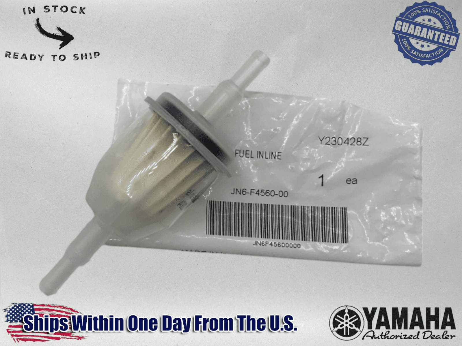 Yamaha OEM 2004-09 Rhino 660 450 Pro Hauler 700 Fuel Filter JN6-F4560 ...