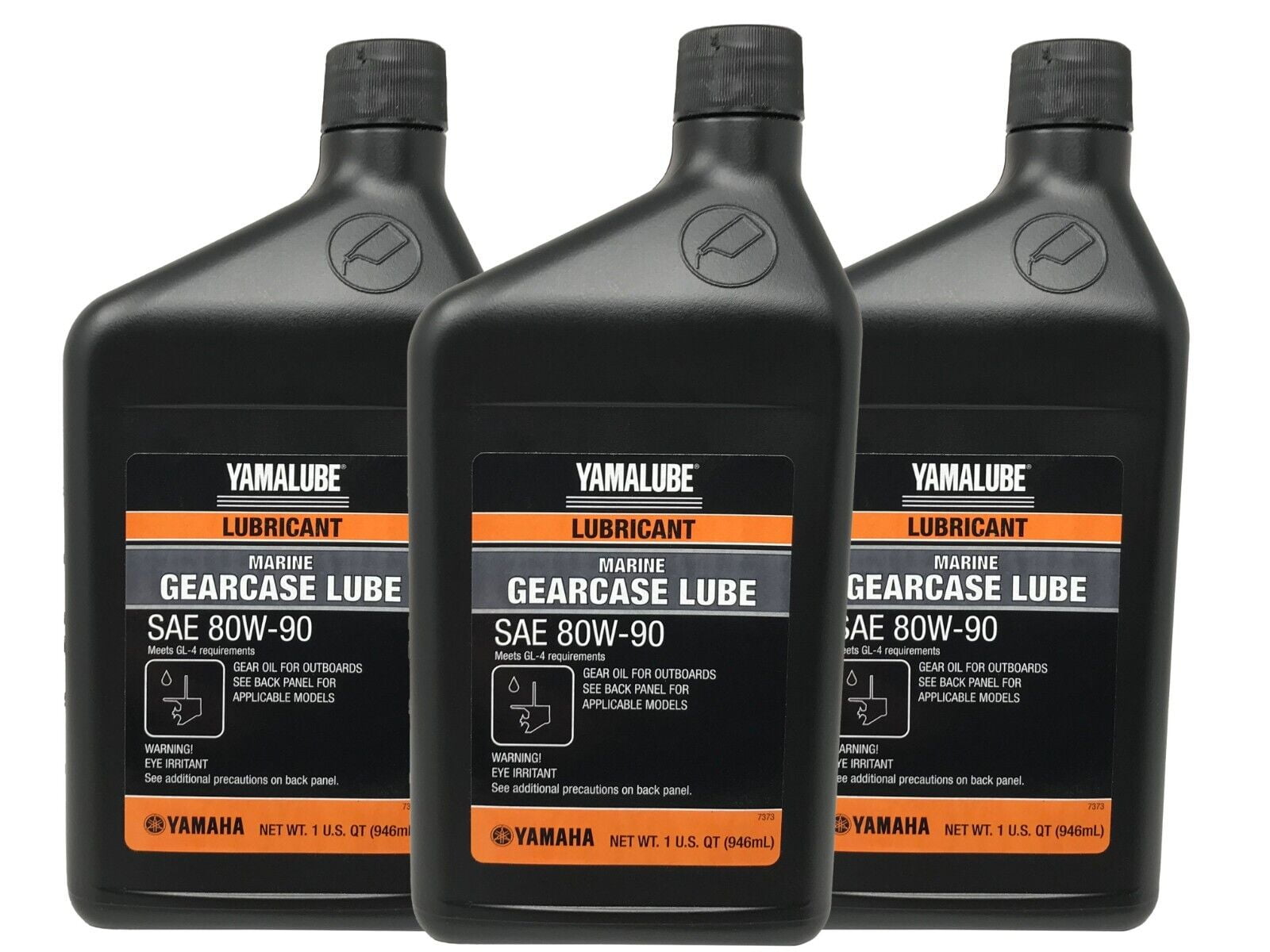 Yamaha OEM Lower Unit Gearcase Lube Oil 3 QUARTS ACC-GEARL-UB-QT 3 PACK ...