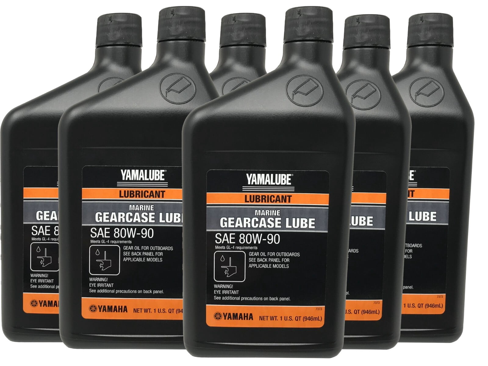 Yamaha OEM Lower Unit Gearcase Lube Oil 6 QUARTS ACC-GEARL-UB-QT 6 PACK ...