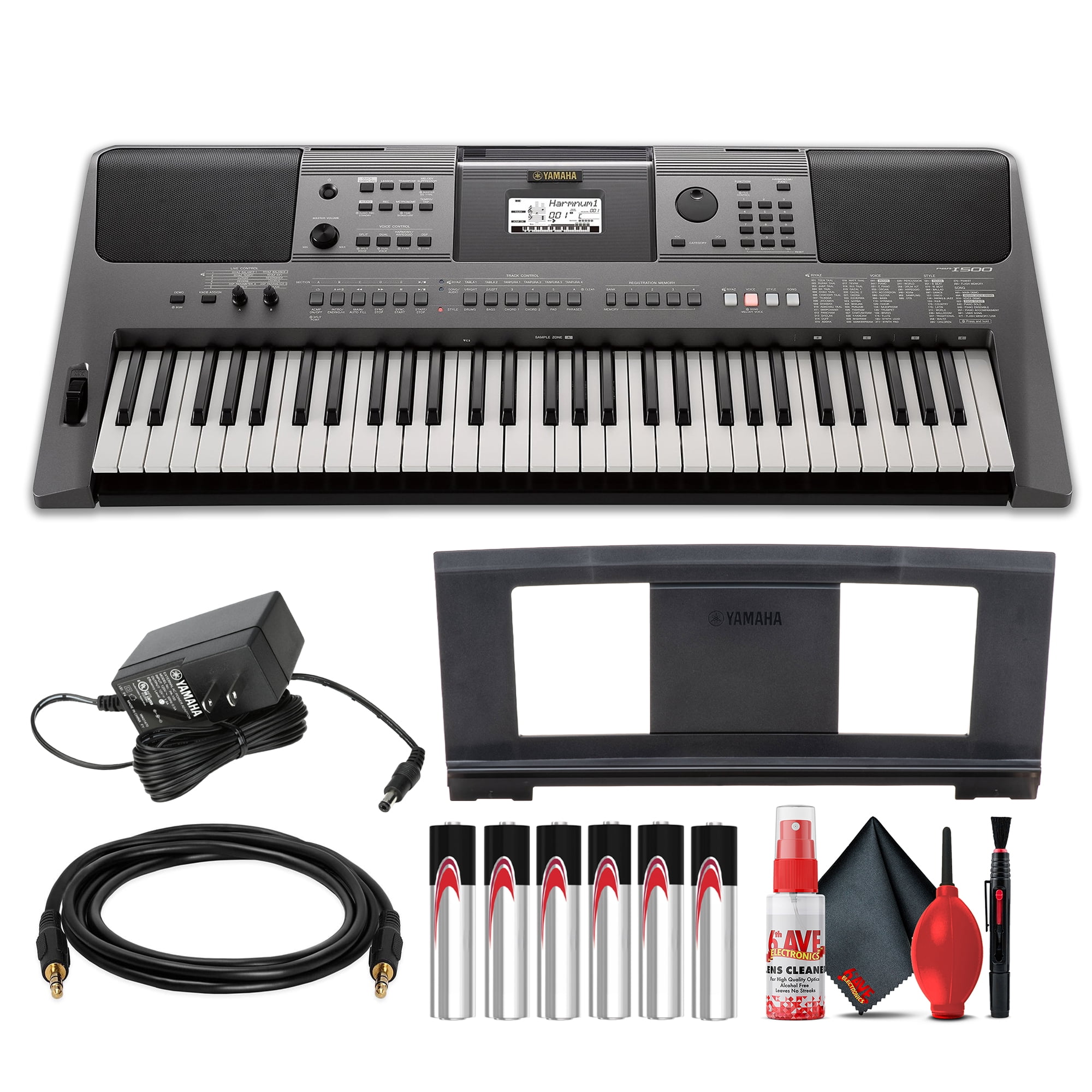 Yamaha PSR-I500 61-Key Portable Keyboard for Indian Music, Voices ...