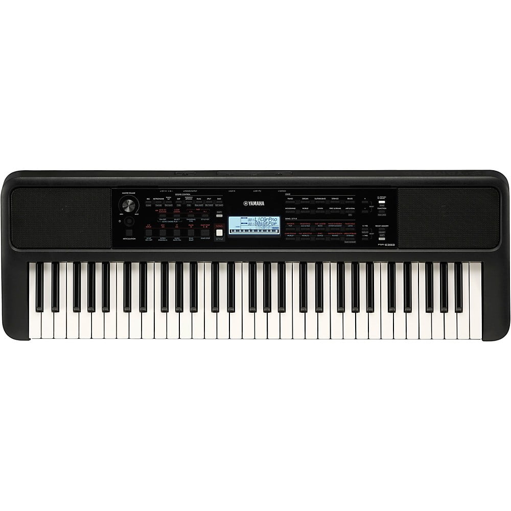 Yamaha PSRE383 61-Key Portable Electronic Piano with Power Adapter ...