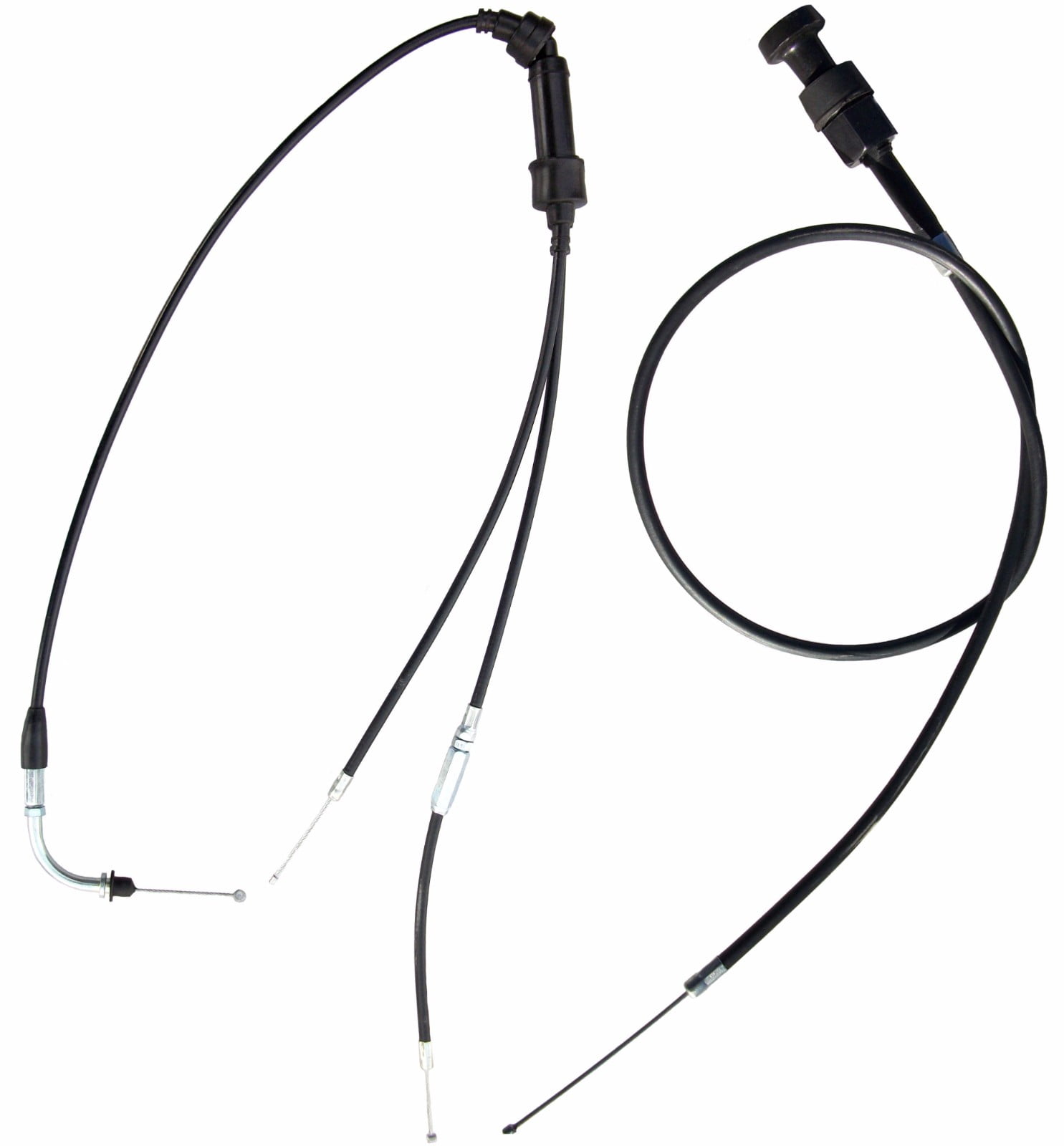 Yamaha PW 50 PW50 Throttle Gas Accelerator Cable and Pull Choke Cable ...