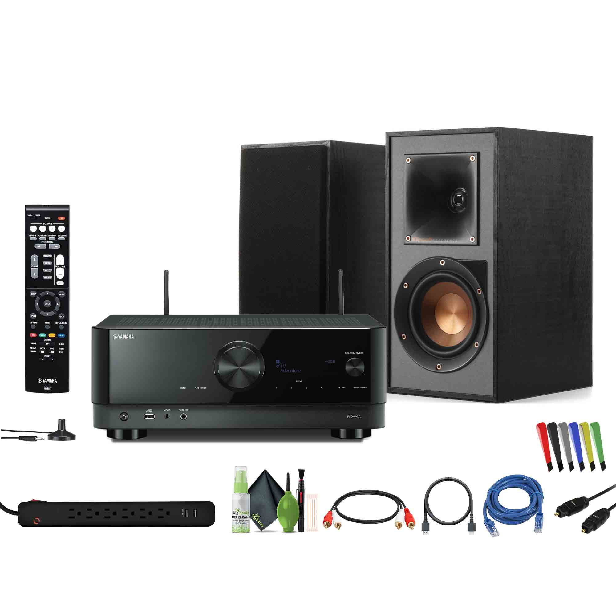 Yamaha RX-V4A 5.2-Channel Surround Sound Network AV Receiver with ...
