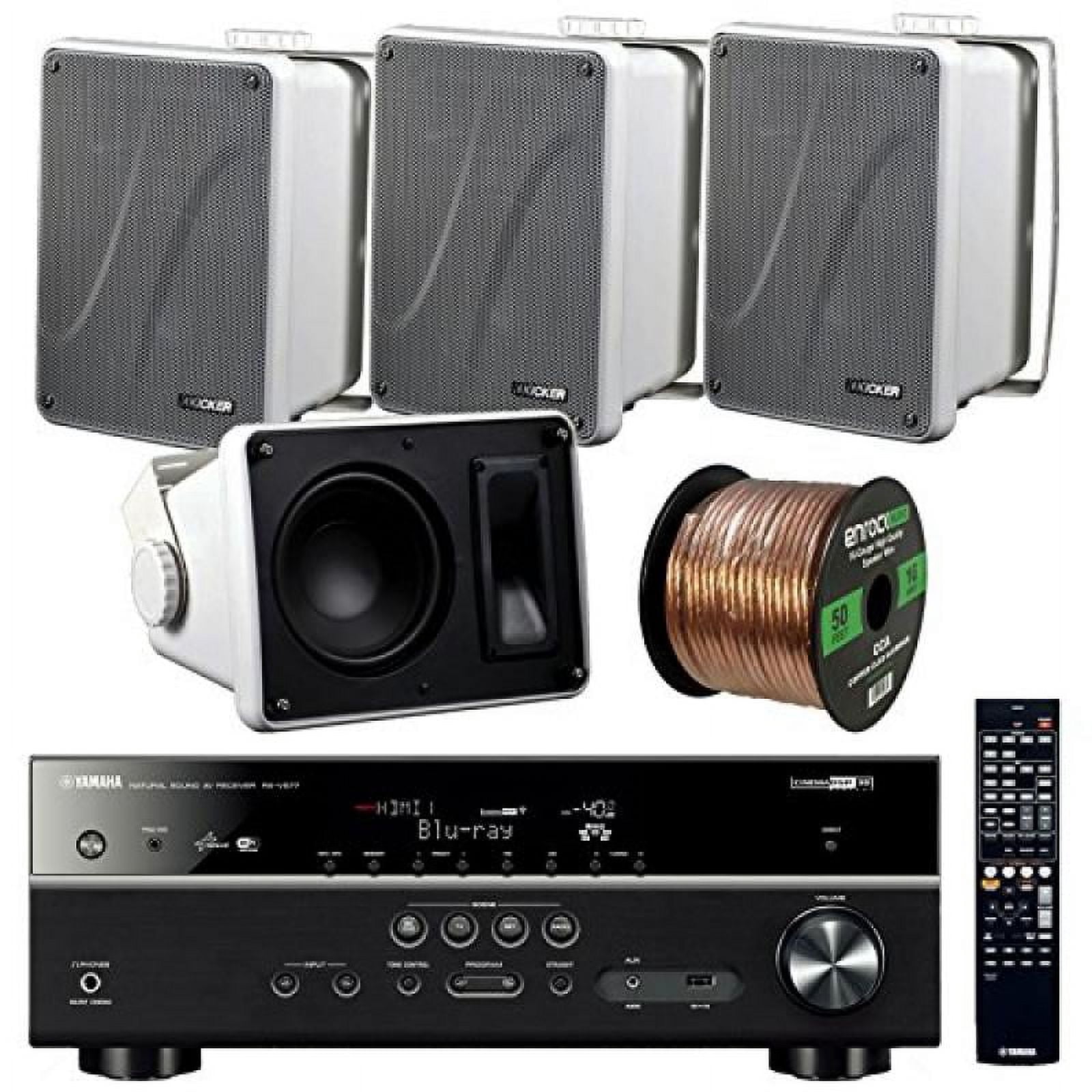 Yamaha RX-V577 - 7.2-Channel Home Theater Bluetooth USB Receiver -Wifi ...