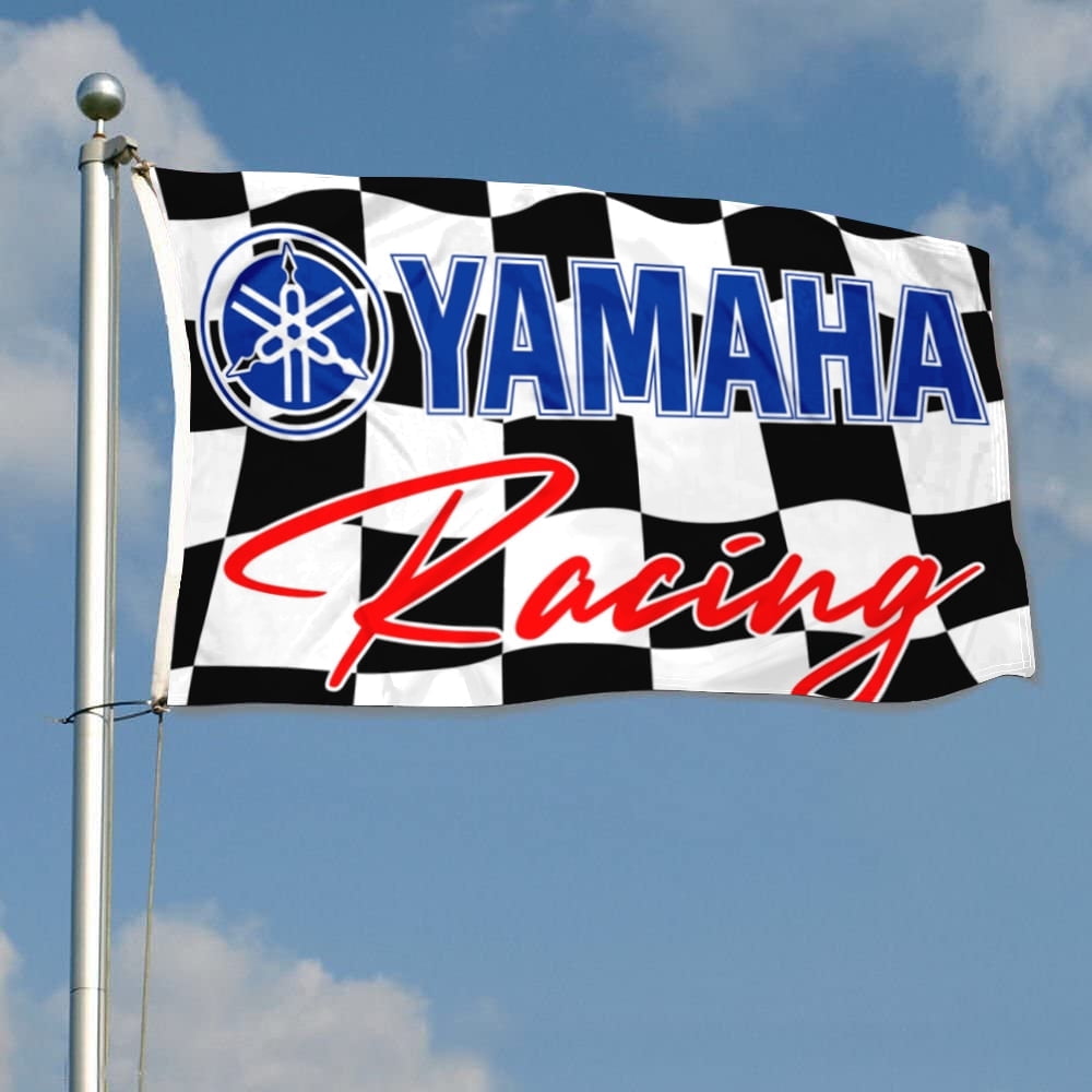 Yamaha Racing Motorcycles Weekend Flag banner with Grommets Man cave ...