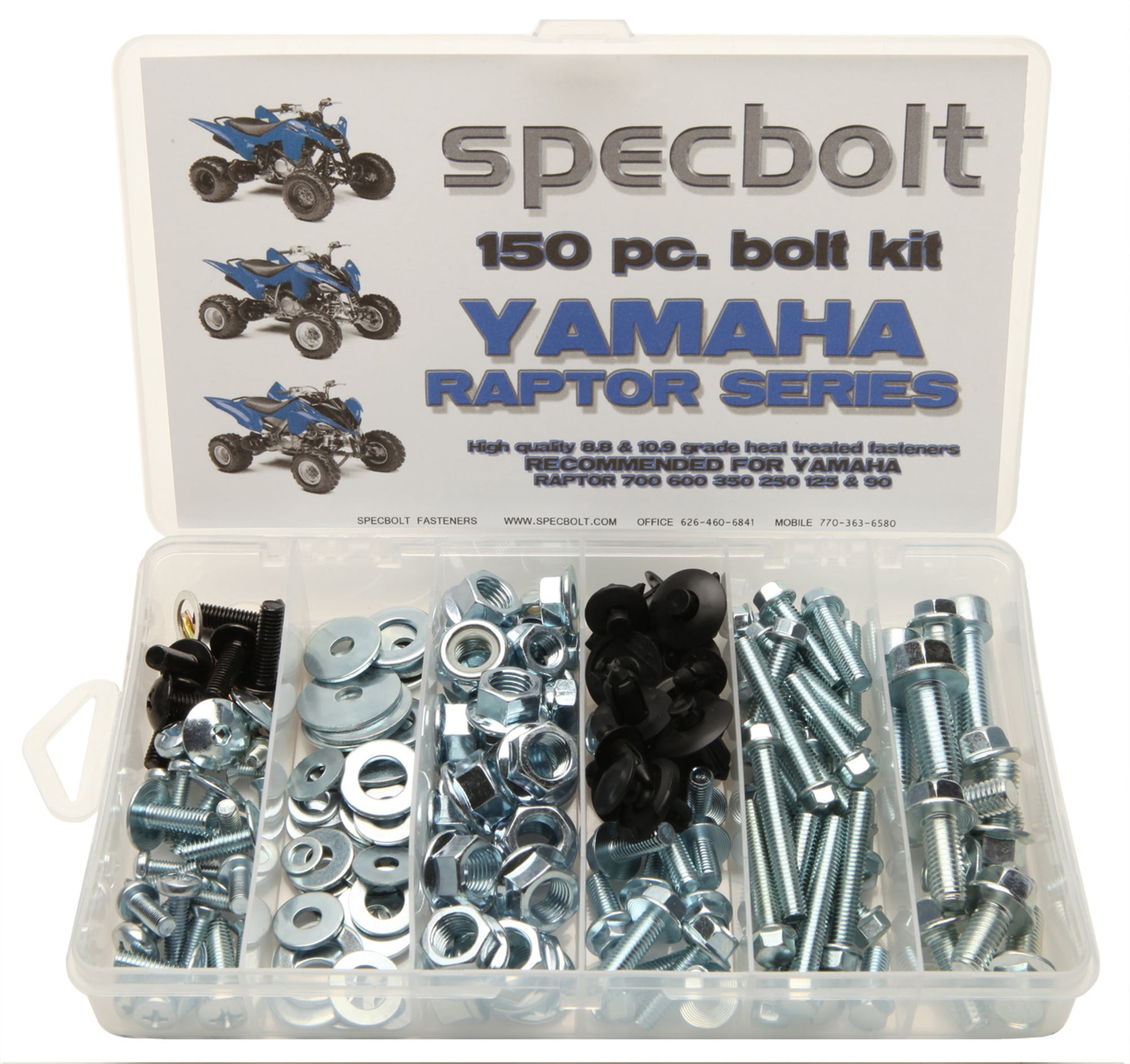 Yamaha Raptor 4 Stroke Sport ATV 150pc Bolt Kit - Walmart.com