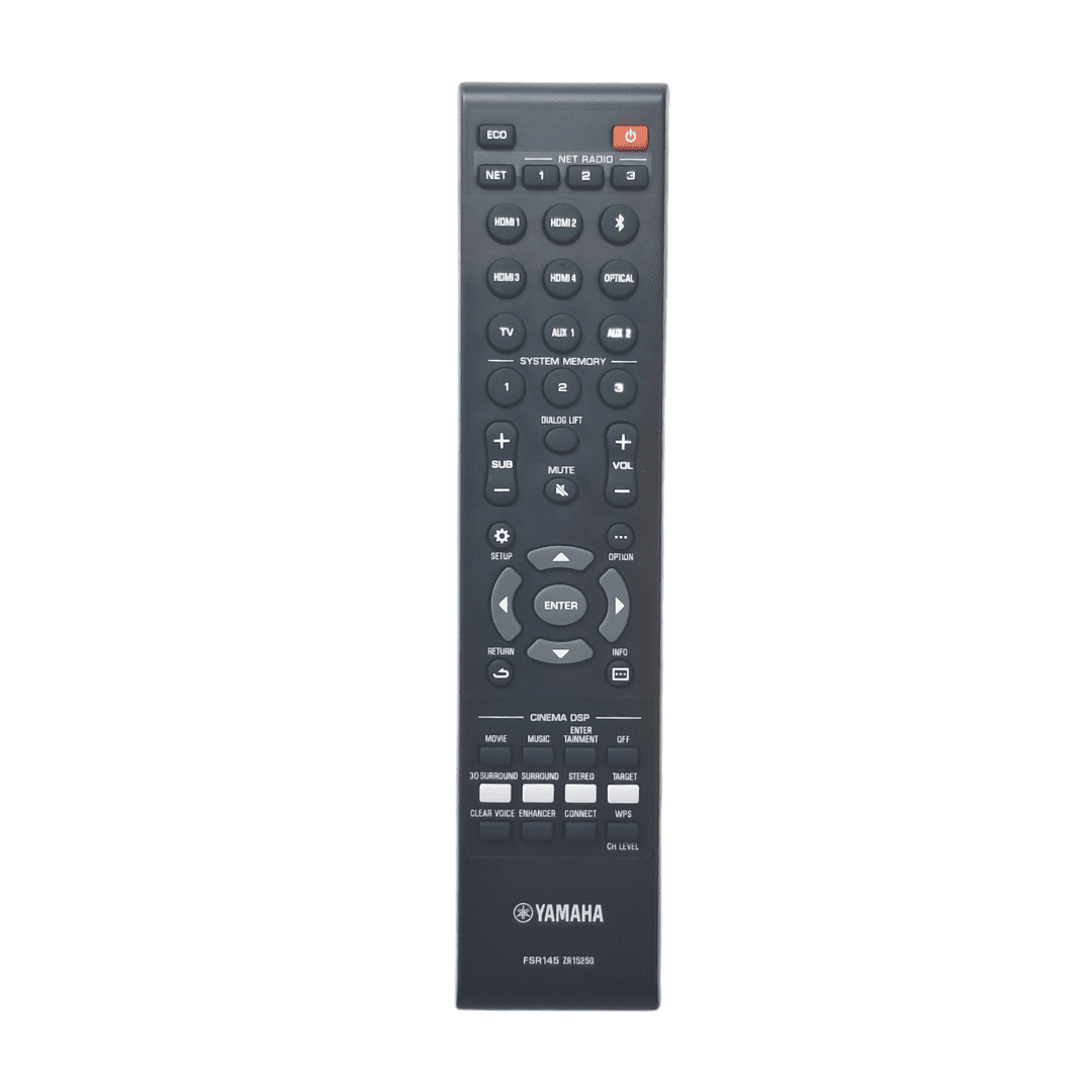 Yamaha Remote Control ZR152500, YSP5600, YSP-5600, FSR145, RTZR152500 ...