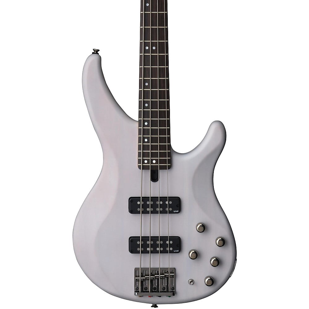 Yamaha TRBX504 4-String Premium Electric Bass Transparent White ...