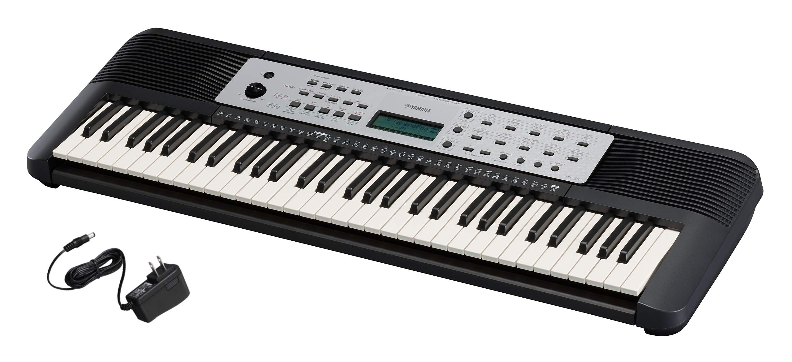 Yamaha YPT270 61-Key Portable Keyboard - Walmart.com
