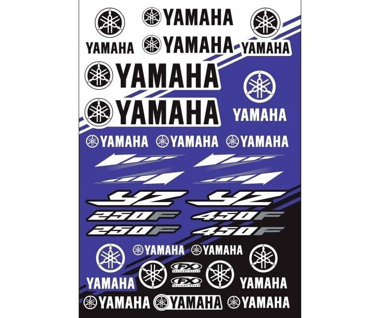 Yamaha YZ YZ50 YZ60 YZ65 YZ80 YZ85 YZ100 YZ125 YZ175 STICKERS DECALS ...