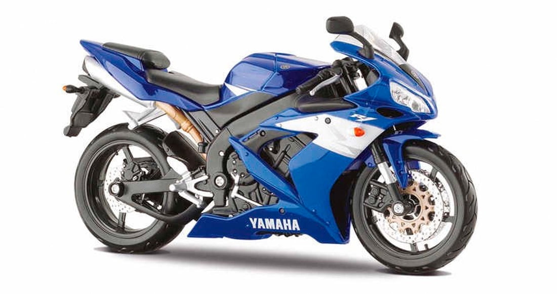 Yamaha YZF-R1 Diecast Model 1:12 scale Maisto Blue - Walmart.com