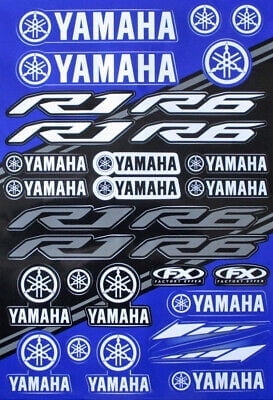 Yamaha YZF600 YZF 600 R6 R6S R1 STICKERS DECALS GRAPHICS - Walmart.com
