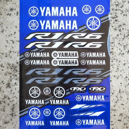 Yamaha YZF600 YZF 600 R6 R6S R1 STICKERS DECALS GRAPHICS - Walmart.com