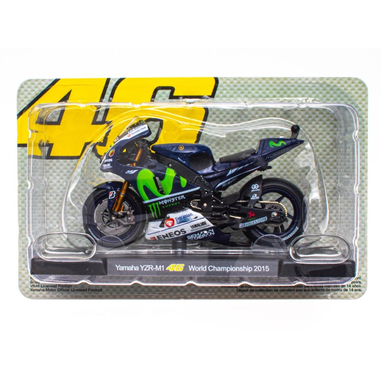 Yamaha YZR-M1 Model Bike 1:18 scale Blue/White Ex Mag - Walmart.com