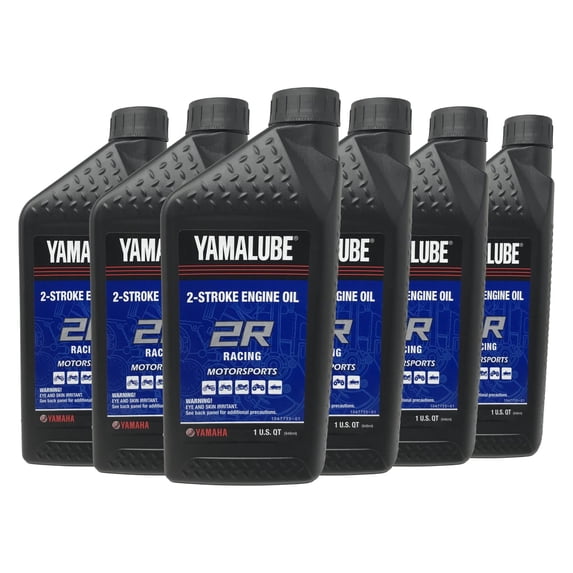 Yamaha Genuine OEM Yamalube 2R Racing Motor Engine Oil LUB-2STRK-R1-12 ...