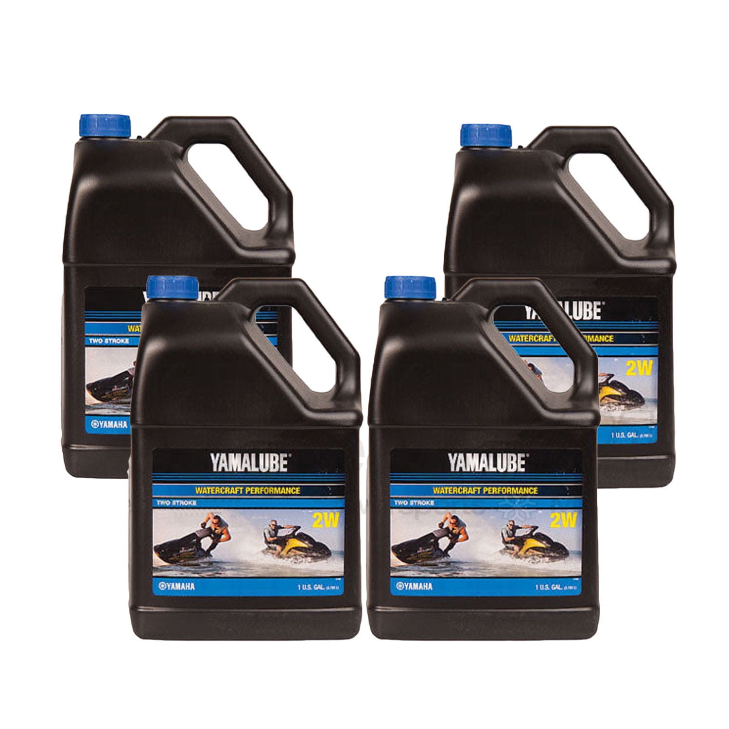Yamaha Yamalube PWC WaveRunner CASE 4 GALLONS 2 Stroke Oil LUB-2STRK-W1 ...