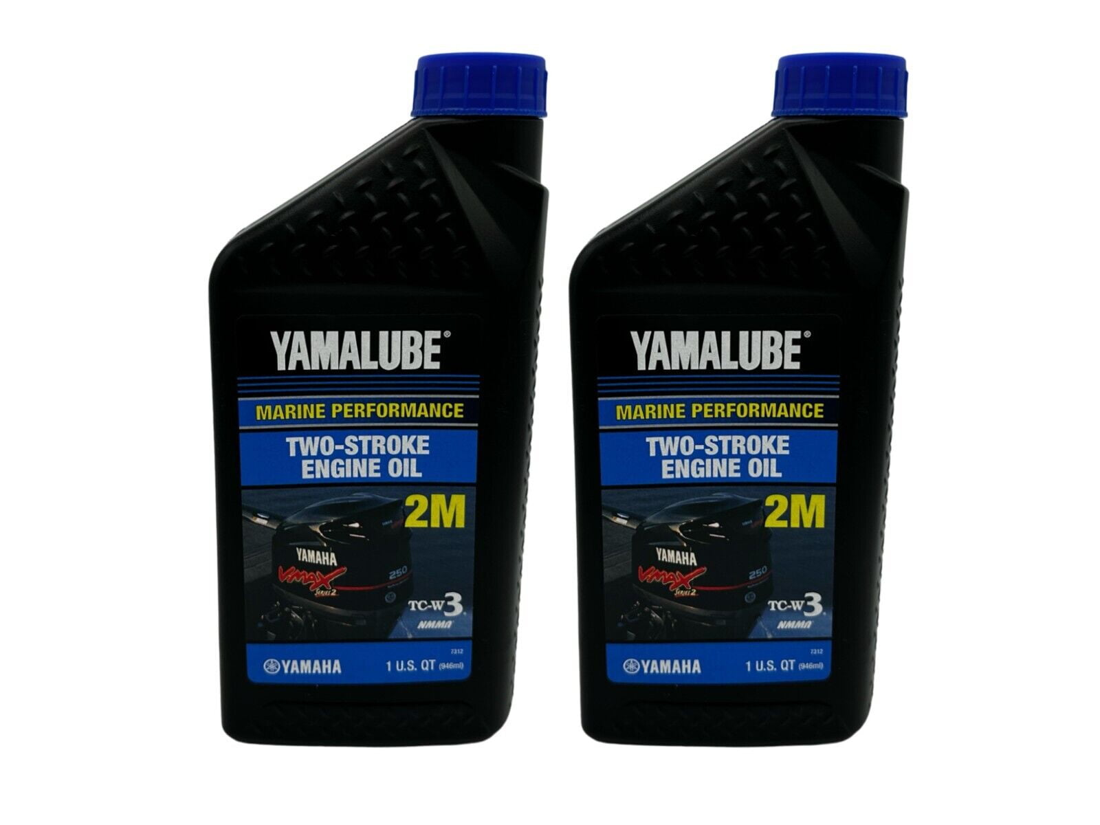Yamaha Yamalube Semi-Synthetic 2-Stroke Marine Engine Oil LUB-2STRK-M1 ...