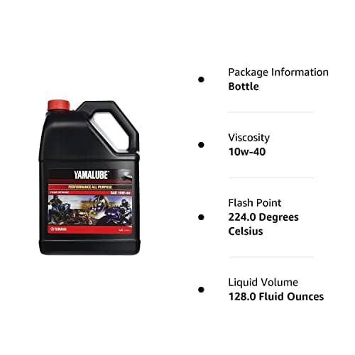 Yamalube All Purpose 4 Four Stroke Oil 10w-40 1 Gallon - Walmart.com
