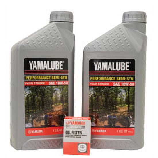 Yamalube Oil Change Kit 10W-50 For Yamaha - Walmart.com