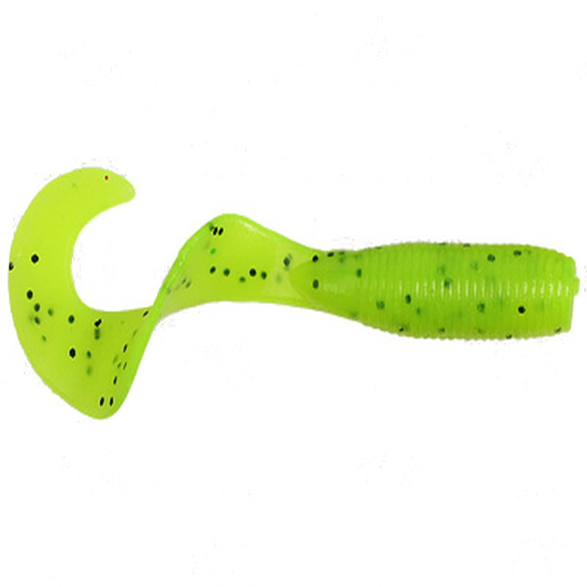Yamamoto 18-20-156 Single Tail Grub 5" 20pk Chartreuse with Large ...