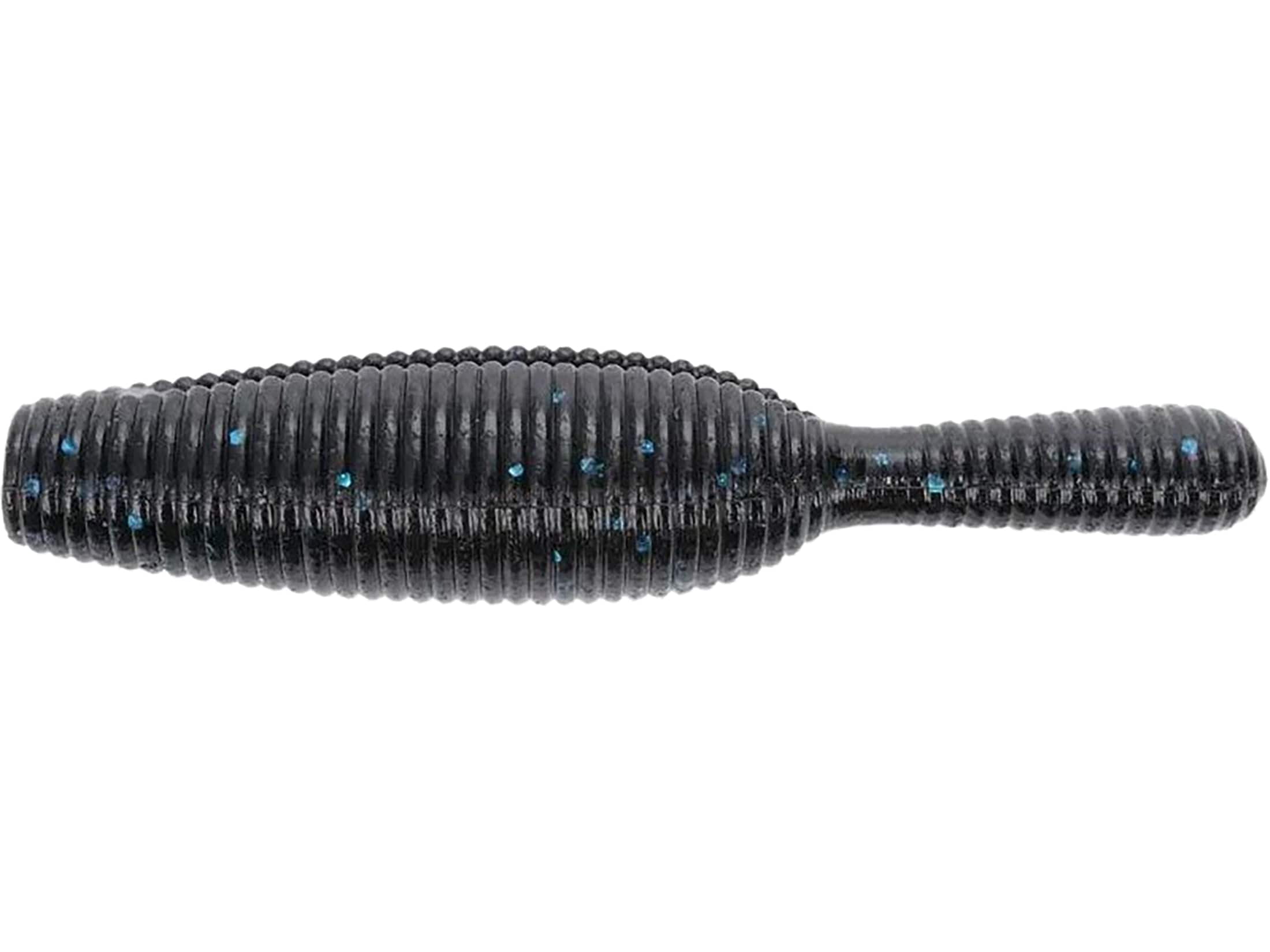 Yamamoto 2.5" Yamatanuki Worm Black W/Lg Blue Flk - Walmart.com