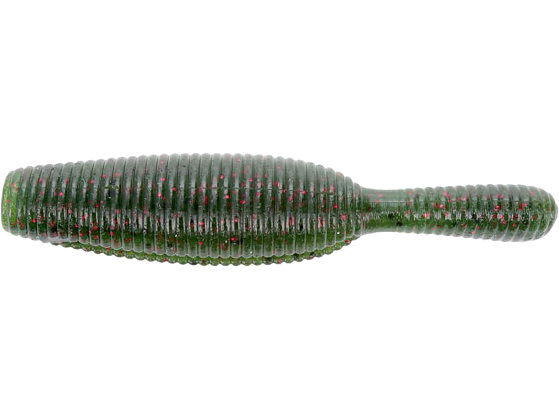 Yamamoto 3.5" Yamatanuki Worm Watermelon Black and Red Flake - Walmart.com