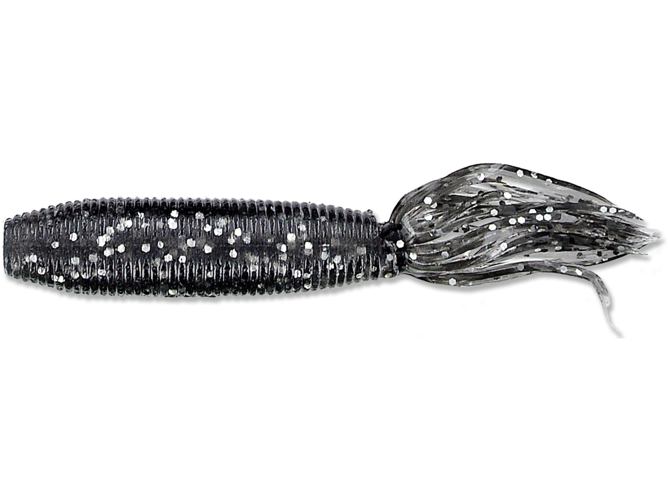 Yamamoto 4'' Fat Ika Grub Smoke W/Lg Slvr - Walmart.com