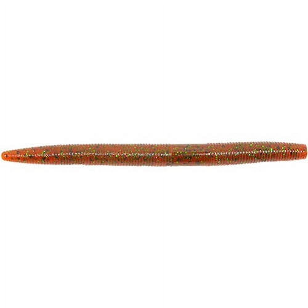 Yamamoto 4'' Kut Tail Grub Pumpkin W/Blk & Grn - Walmart.com