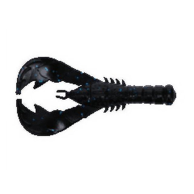 Yamamoto 4" YAMA CRAW™ BLACK W/ LARGE BLUE FLAKE (6 PACK) - Walmart ...