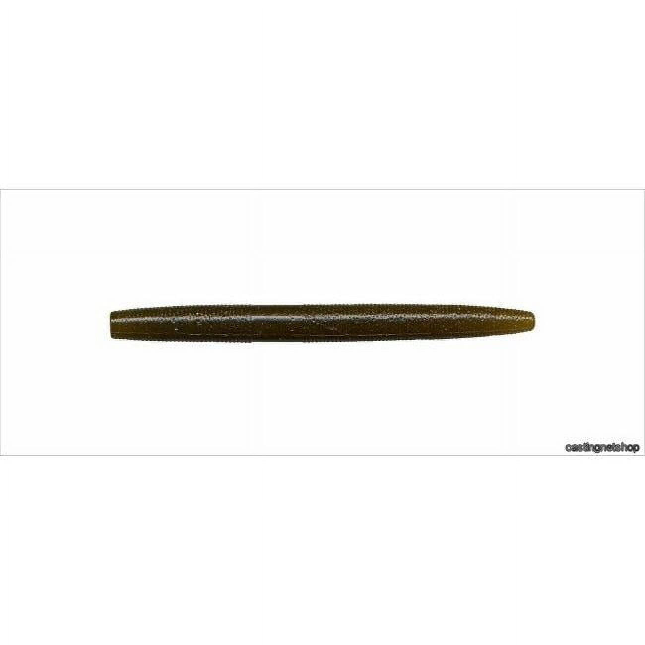 Yamamoto 4 in. Senko Pumpkin Fishing Lure with Black & Green Flake ...