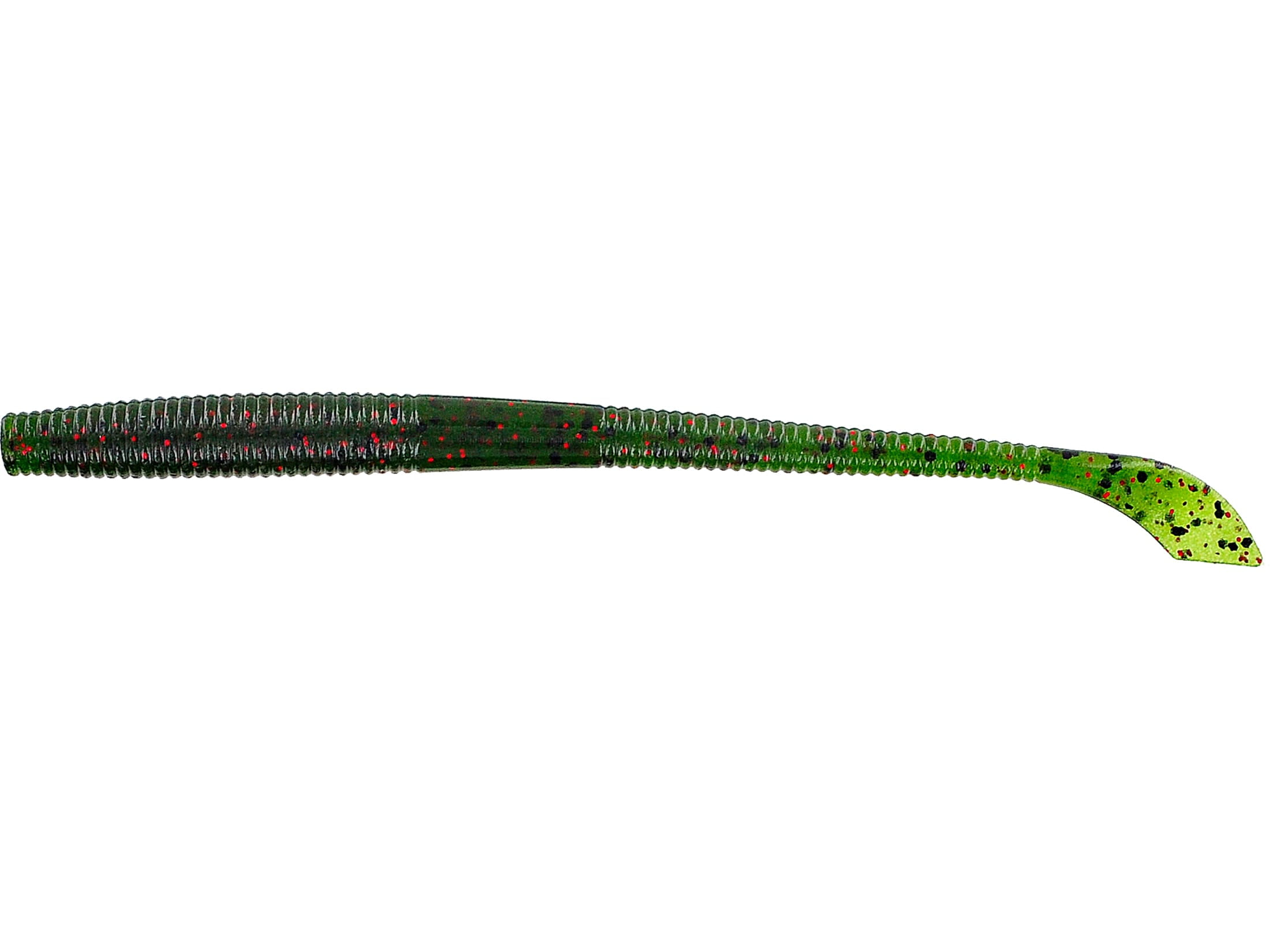 Yamamoto 5'' Kut Tail Worm Watermelon/Blk&Red - Walmart.com