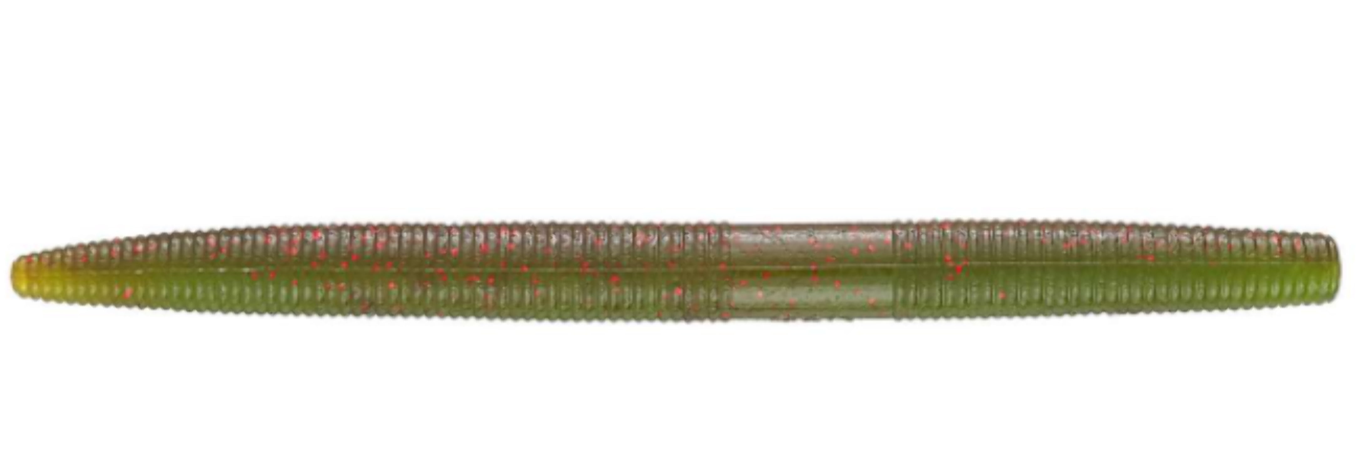 Yamamoto Senko 5" Soft Stickbait Green Pumpkin W/Red/042J/317 - Walmart.com