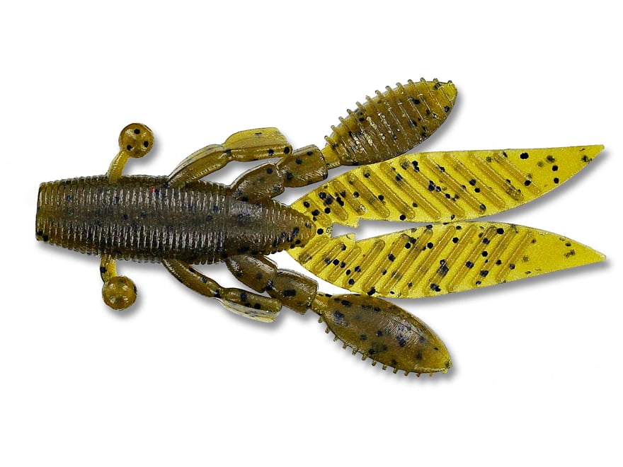 Yamamoto Baits Flappinft Hog Creature Bait, 7, 3.75in, Green Pumpkin ...