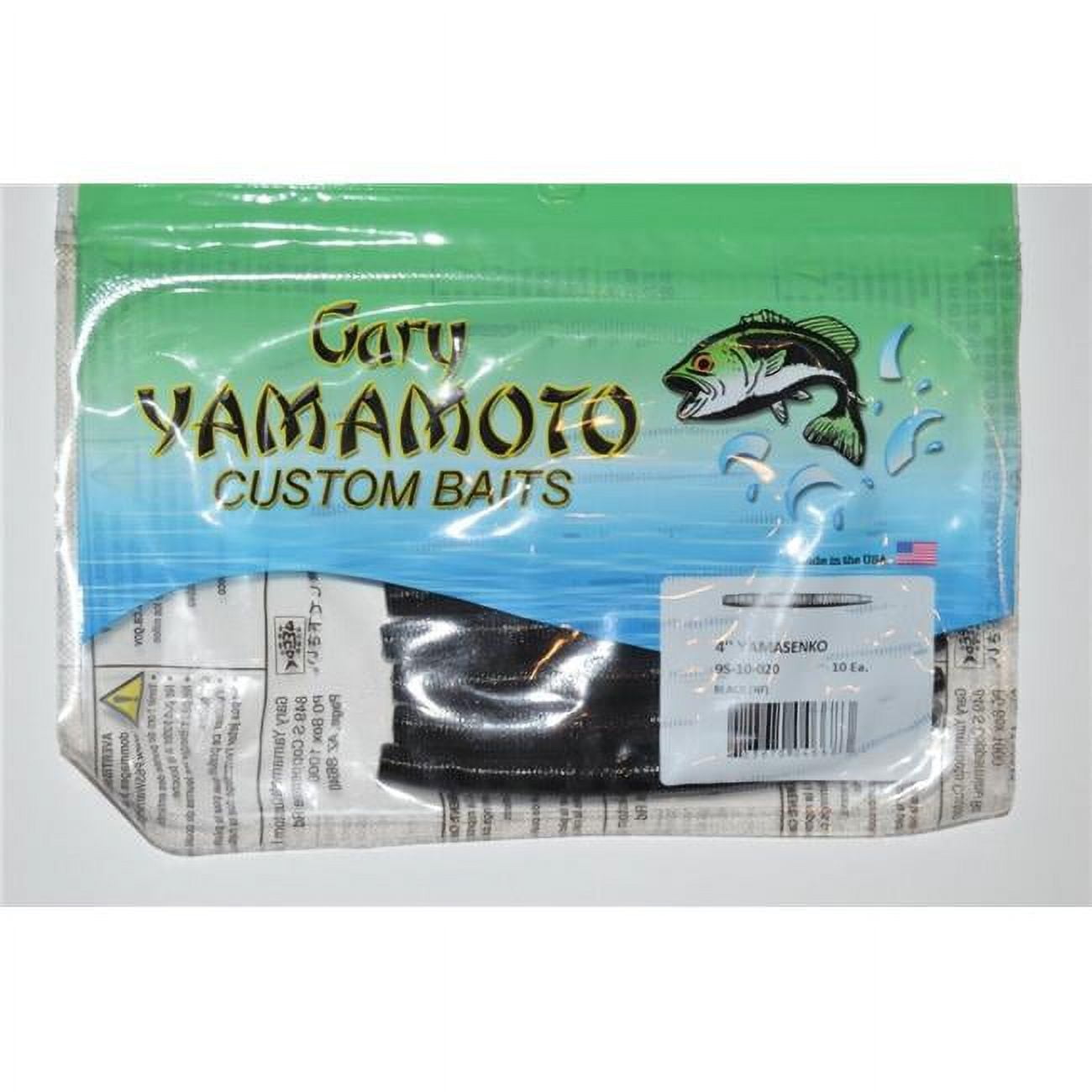 Yamamoto Baits Senko Worm, 10 Pack, 4in, Black - Walmart.com