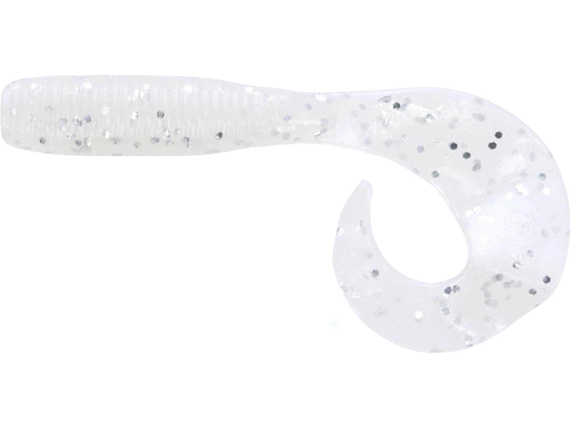 Yamamoto Baits Single Tail Grub, 20, 5in, Blue Pearl with Large Silver ...