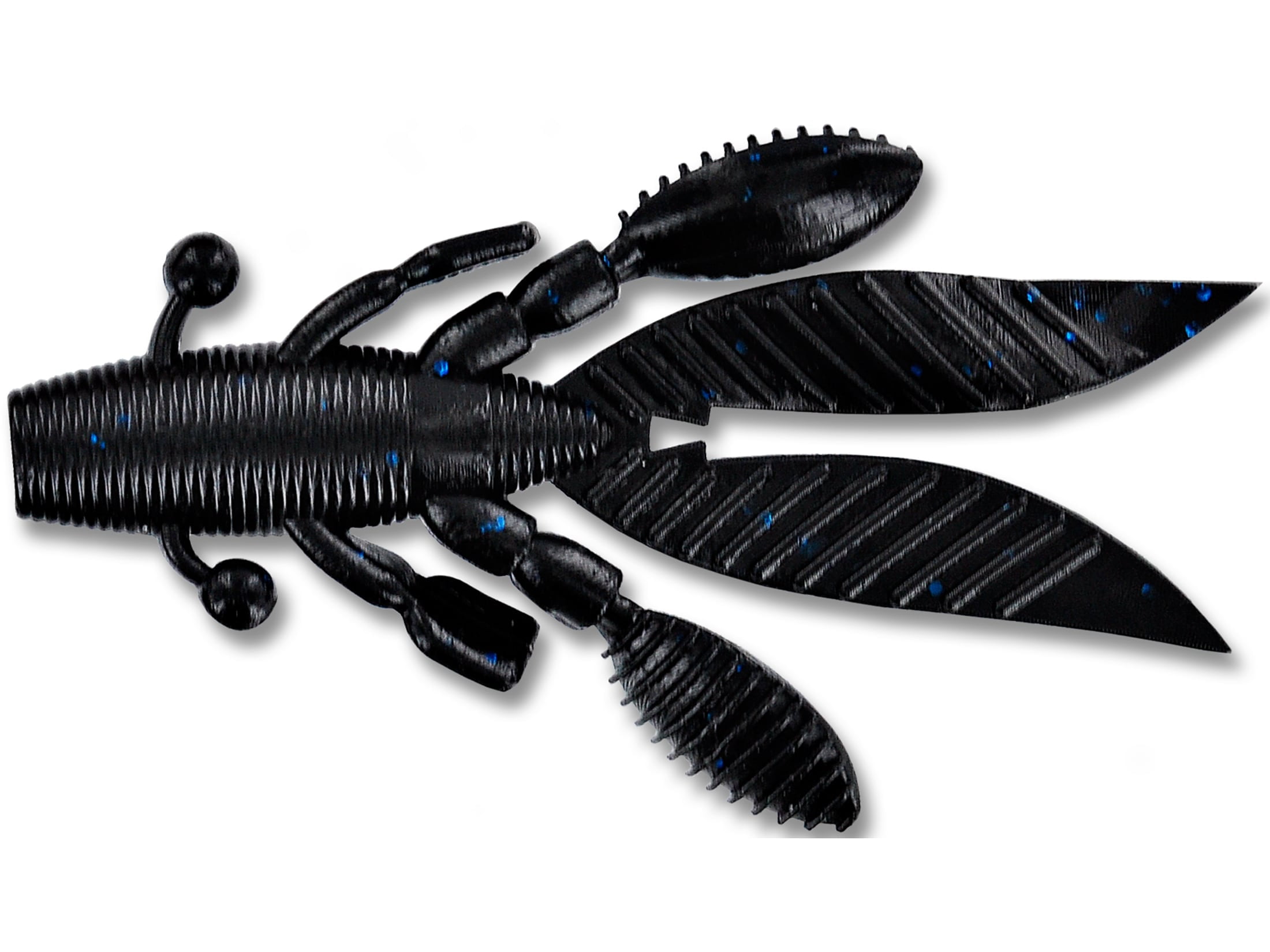 Yamamoto FHL-05-021 Flappin' Hog Creature Bait 4.5" 5 Per Pack Black ...