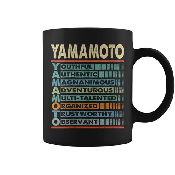 Yamamoto Family Name Yamamoto Last Name Team Coffee Mugs - Walmart.com