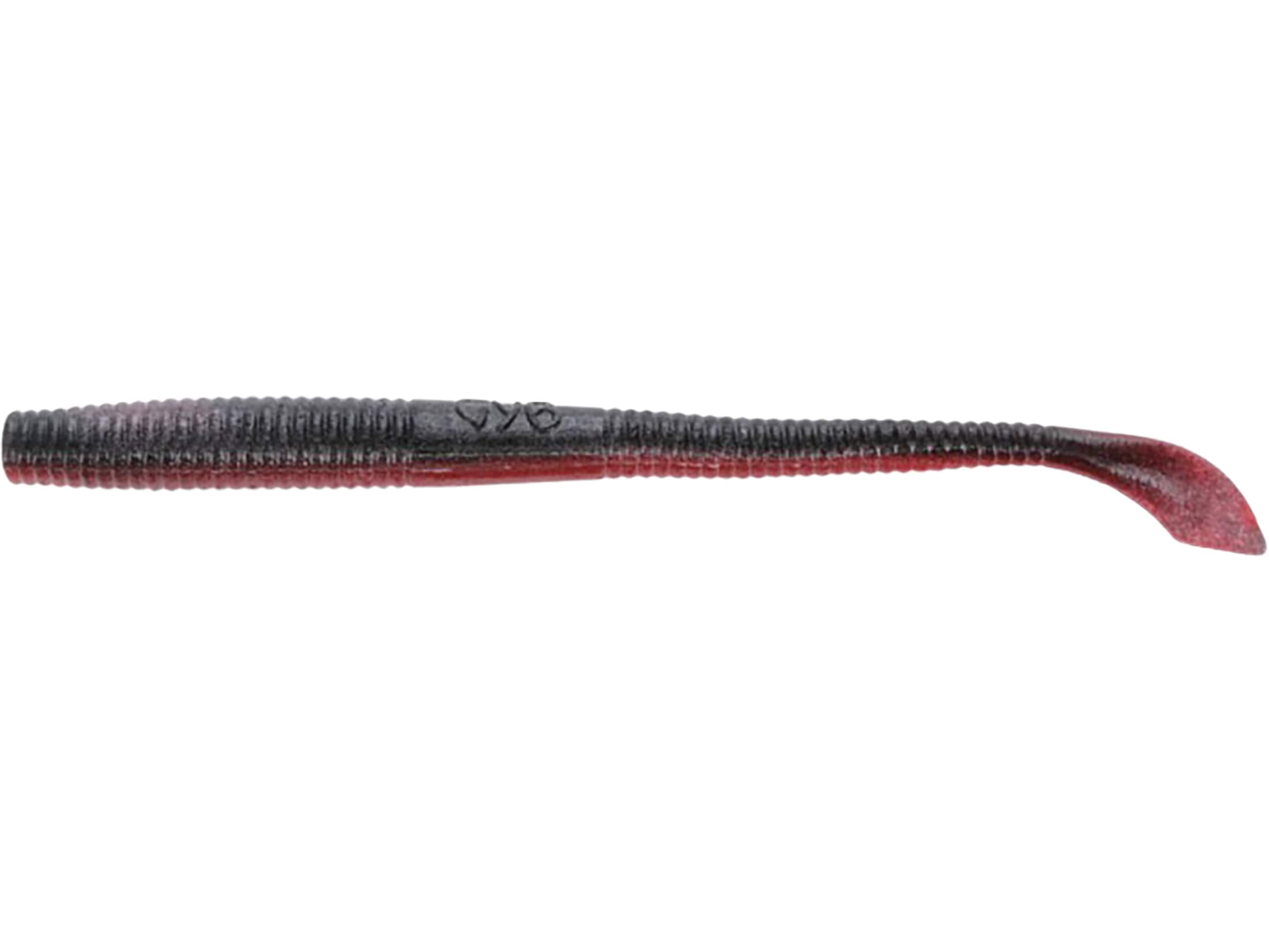 Yamamoto Kut Tail Worm 4" Red Shad W/Red & Black Laminate - Walmart.com