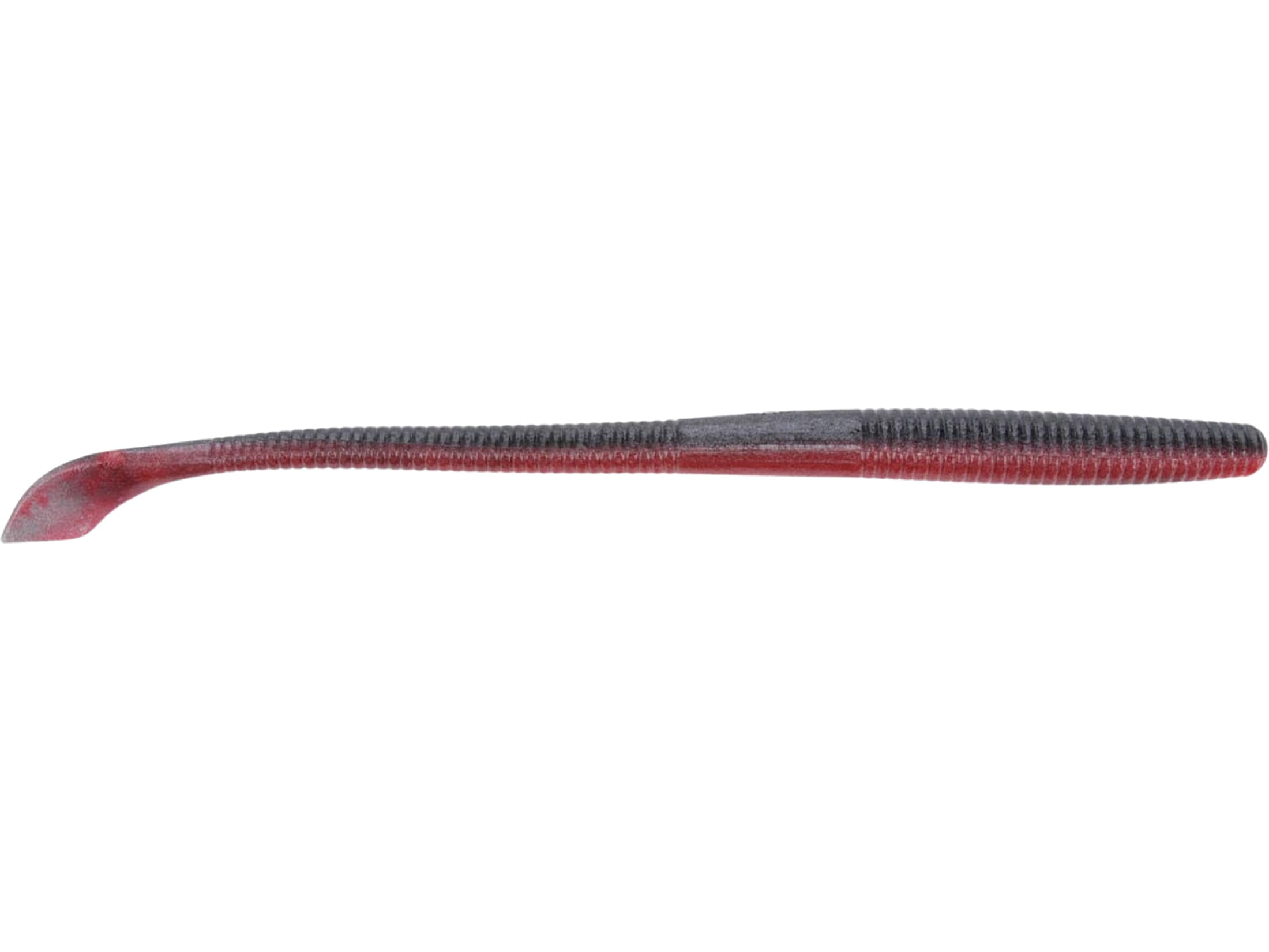 Yamamoto Kut Tail Worm 7.75" Red Shad W/Red & Black Laminate - Walmart.com