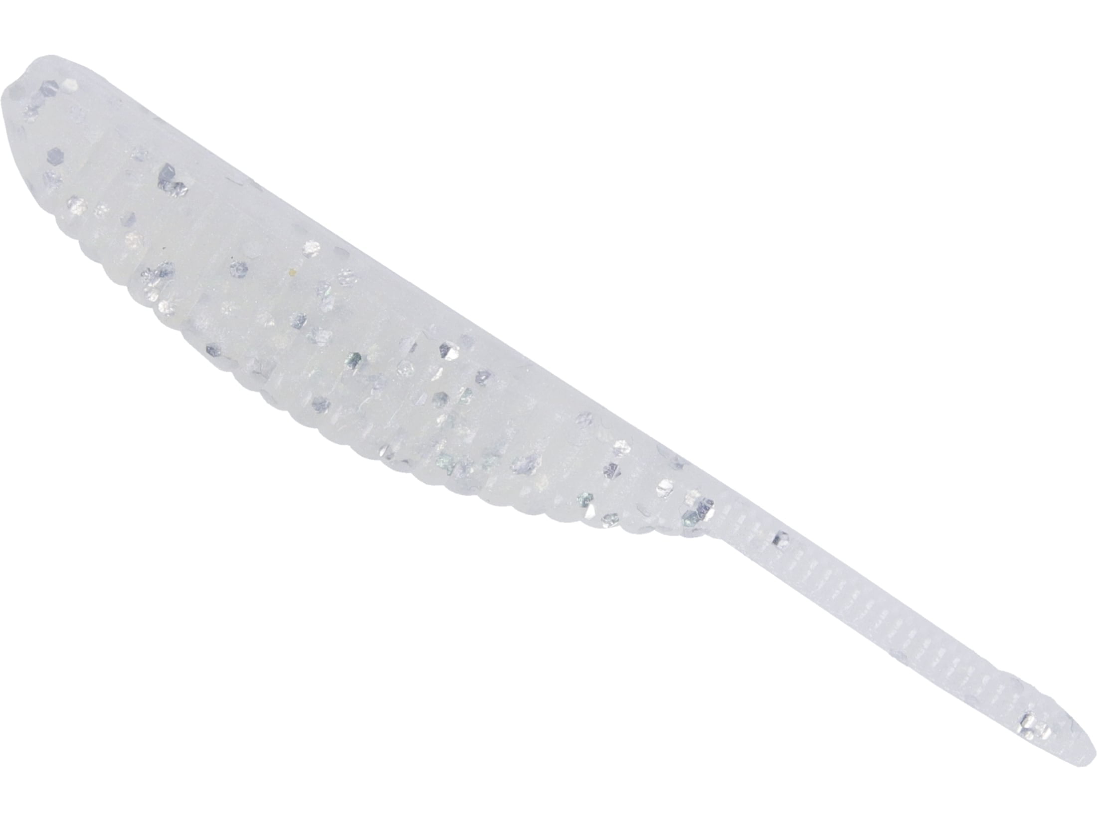 Yamamoto Shad Shape Worm 3'' BluePearl/SilverFlk 10pk - Walmart.com