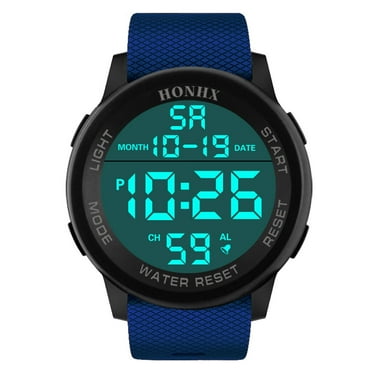 Ausyst Men's Watch Men Sport Watch Dual Display Analog Digital LED ...